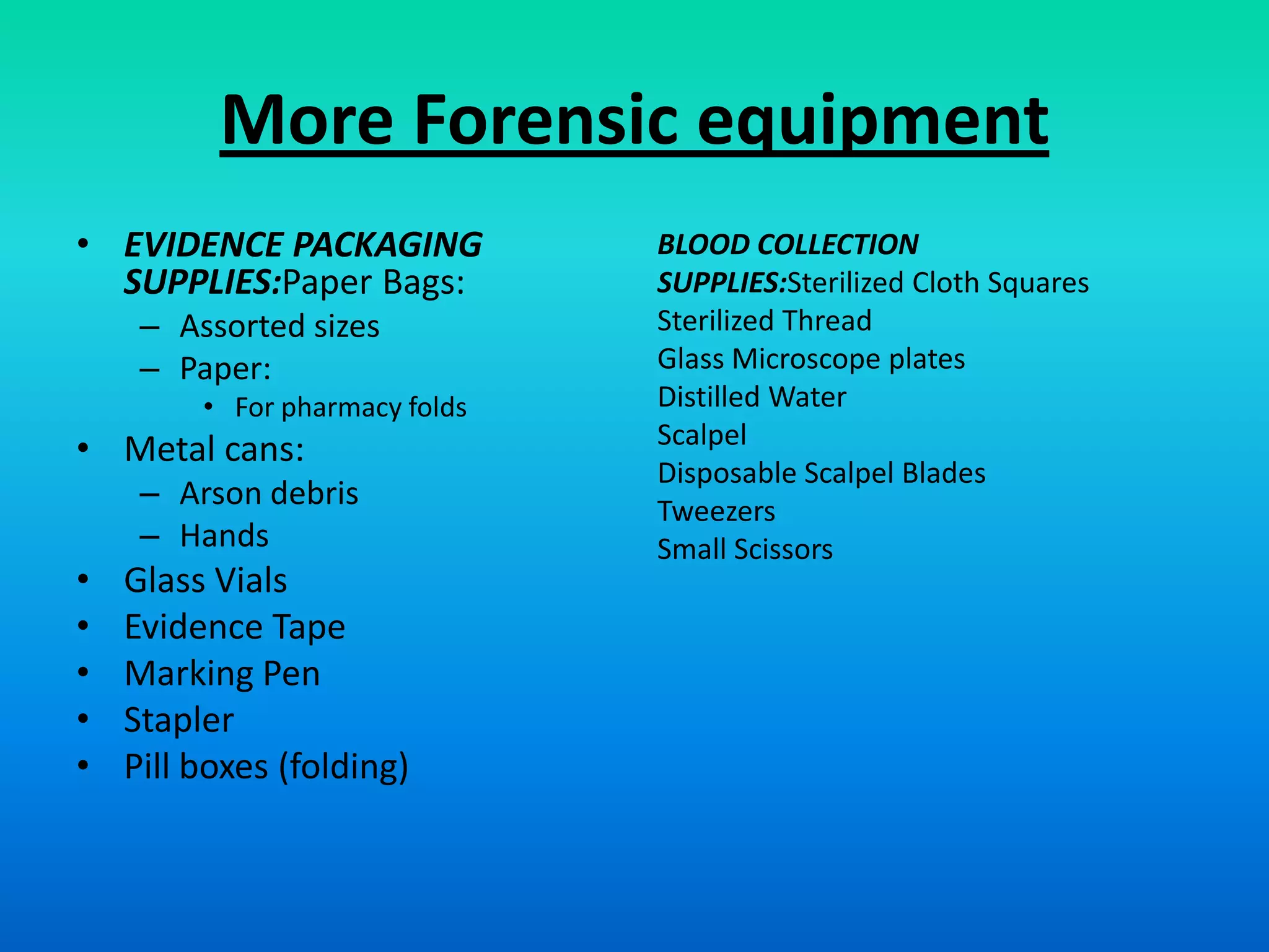 Forensics ppt | PPT
