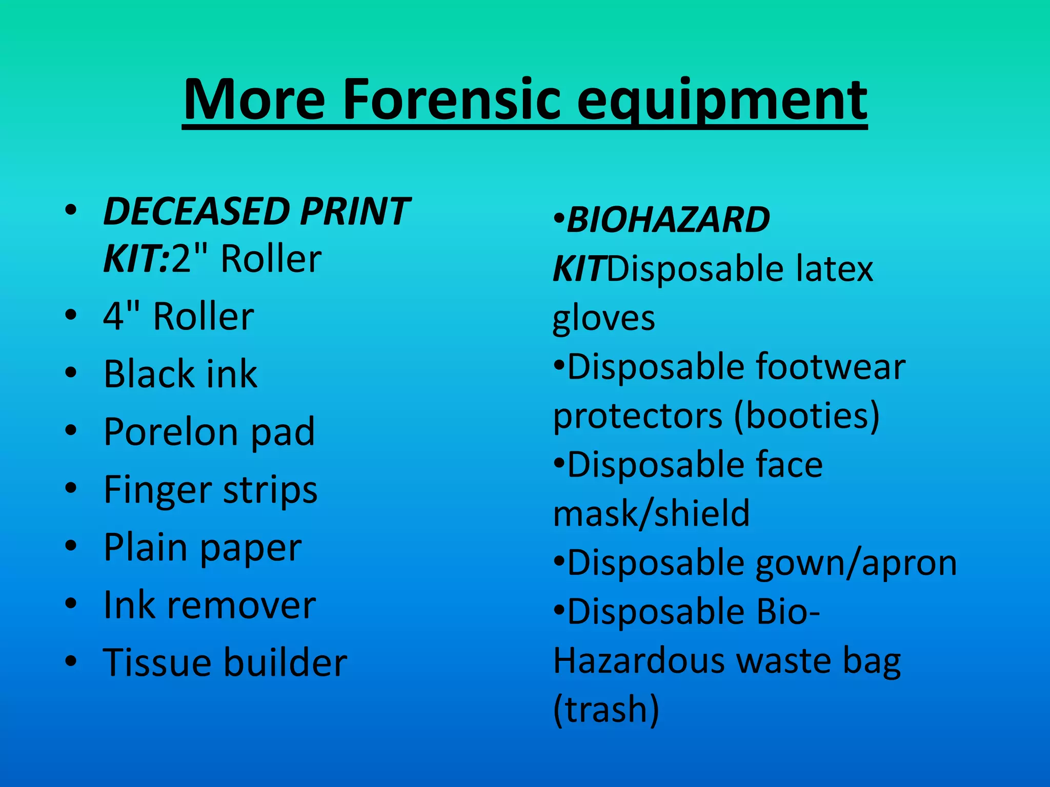 Forensics ppt | PPT