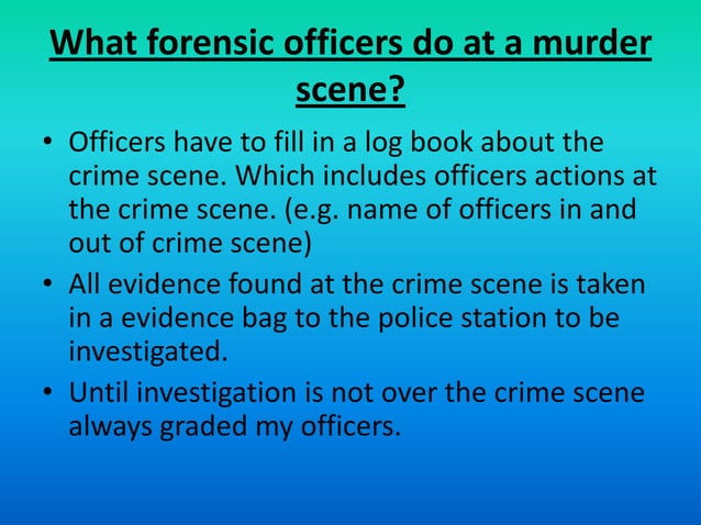 Forensics ppt | PPT