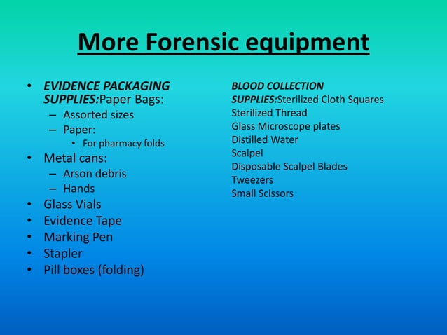 Forensics ppt | PPT