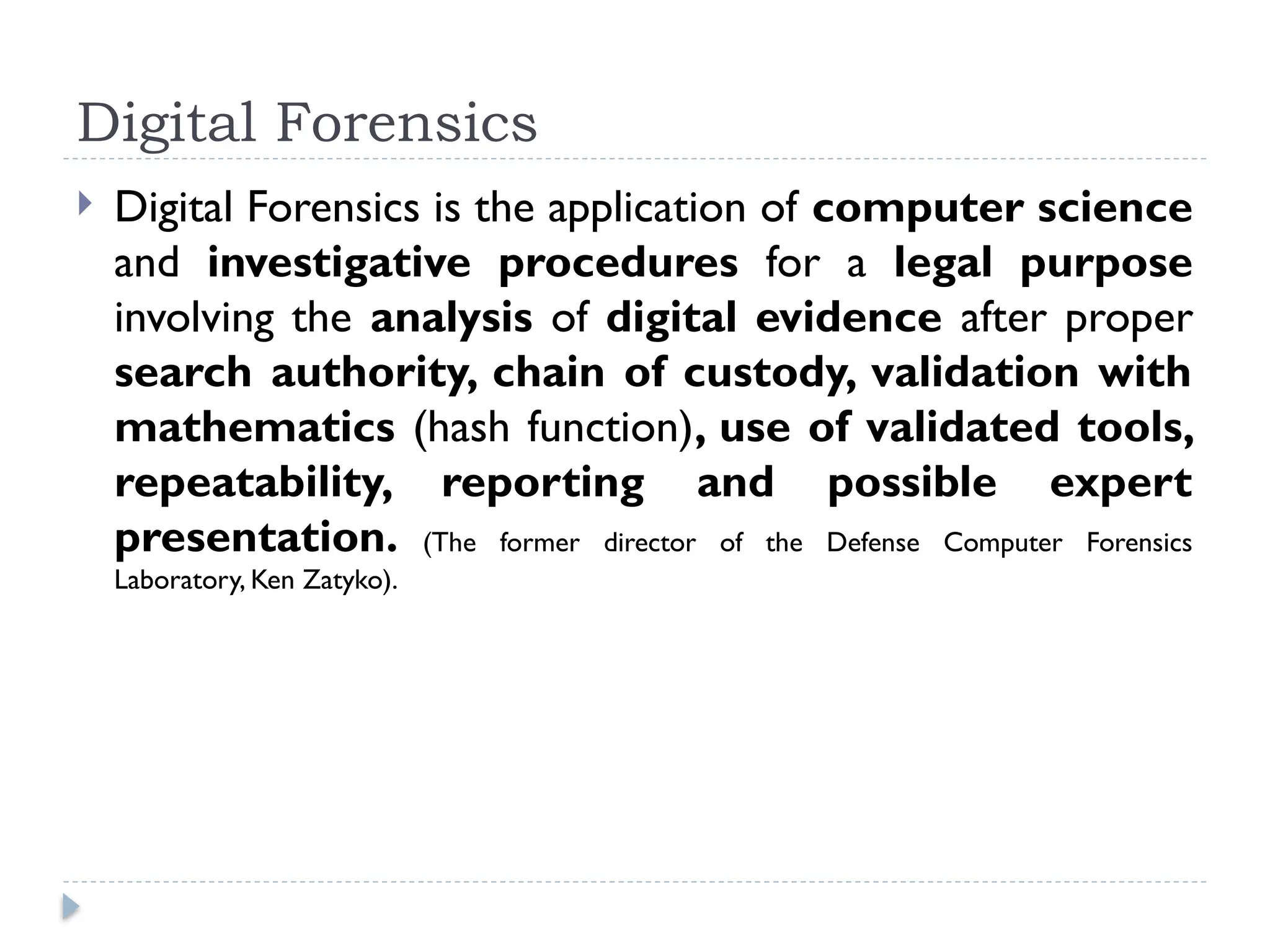 First Digital forensics Basic presentation | PPT