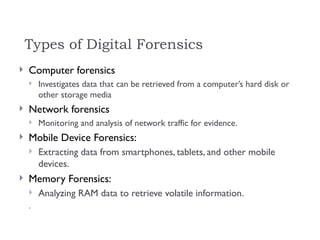 First Digital forensics Basic presentation | PPT