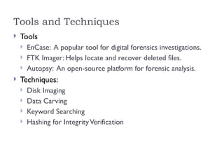 First Digital forensics Basic presentation | PPT