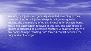 [Forensics] traumatology 1 | PPTX