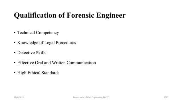 FORENSIC STRUCTURAL ENGINEERING.pptx | Crime & Harmful Acts to Individuals, Society & Human ...
