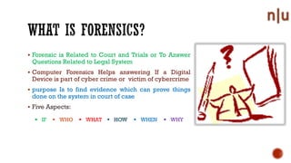 Digital Forensics | PDF | Operating Systems | Computer Software and Applications