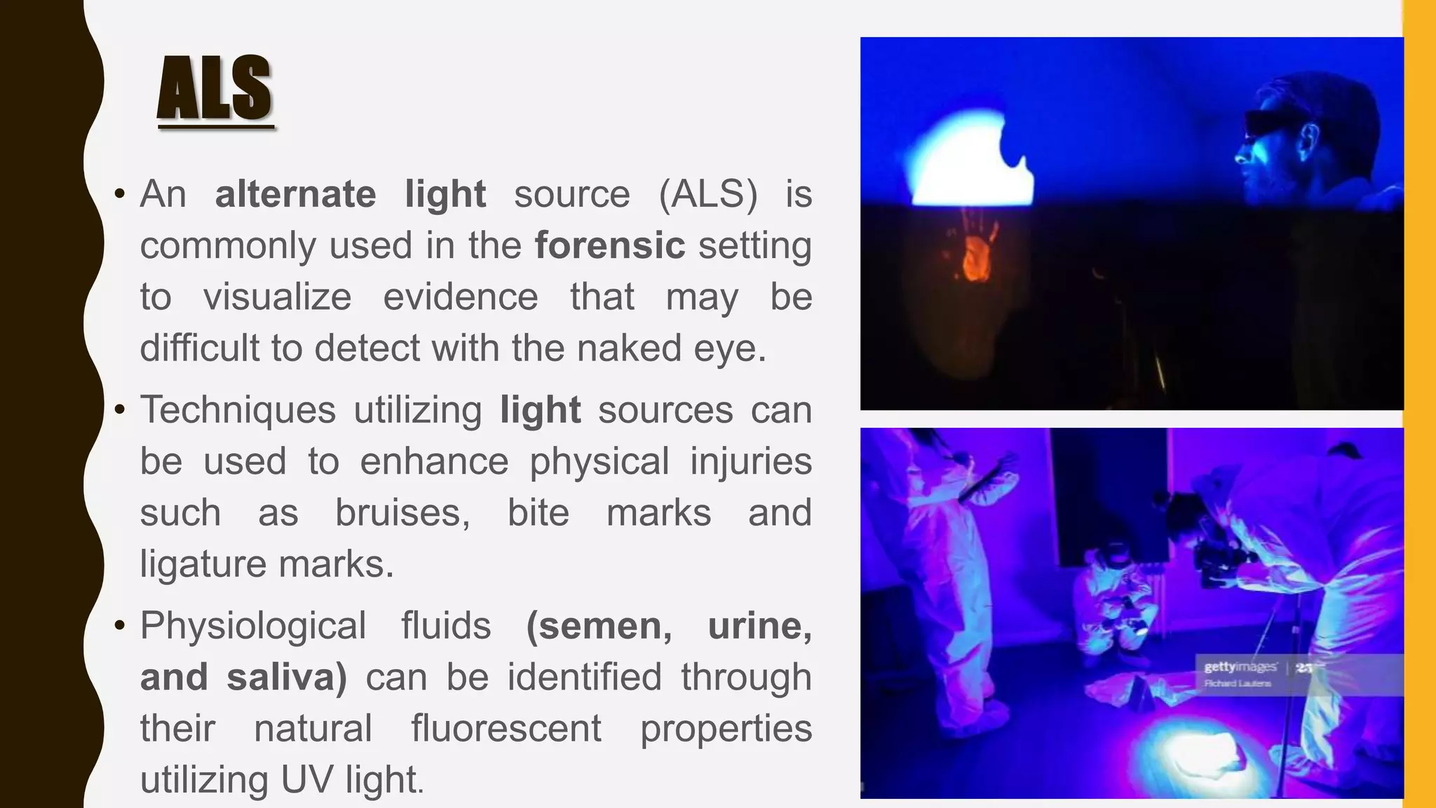 Forensic techniques and crime scene investigation | PPTX