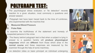Forensic techniques and crime scene investigation | PPTX