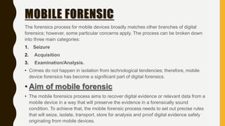 Forensic techniques and crime scene investigation | PPTX