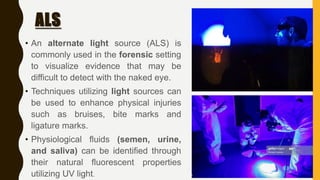 Forensic techniques and crime scene investigation | PPTX