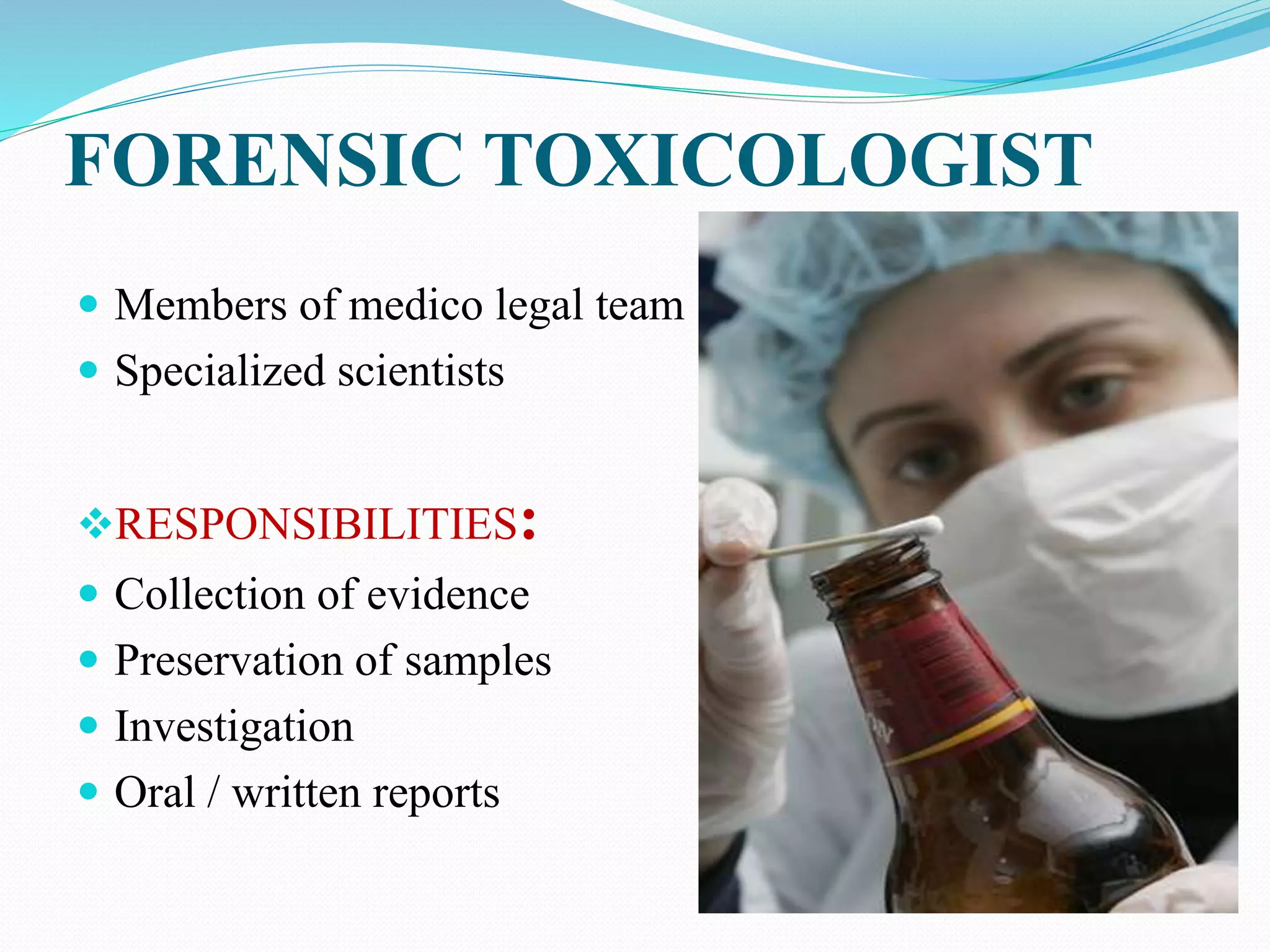 FORENSIC TOX.pptx | Chemistry | Science