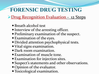 FORENSIC TOX.pptx | Chemistry | Science