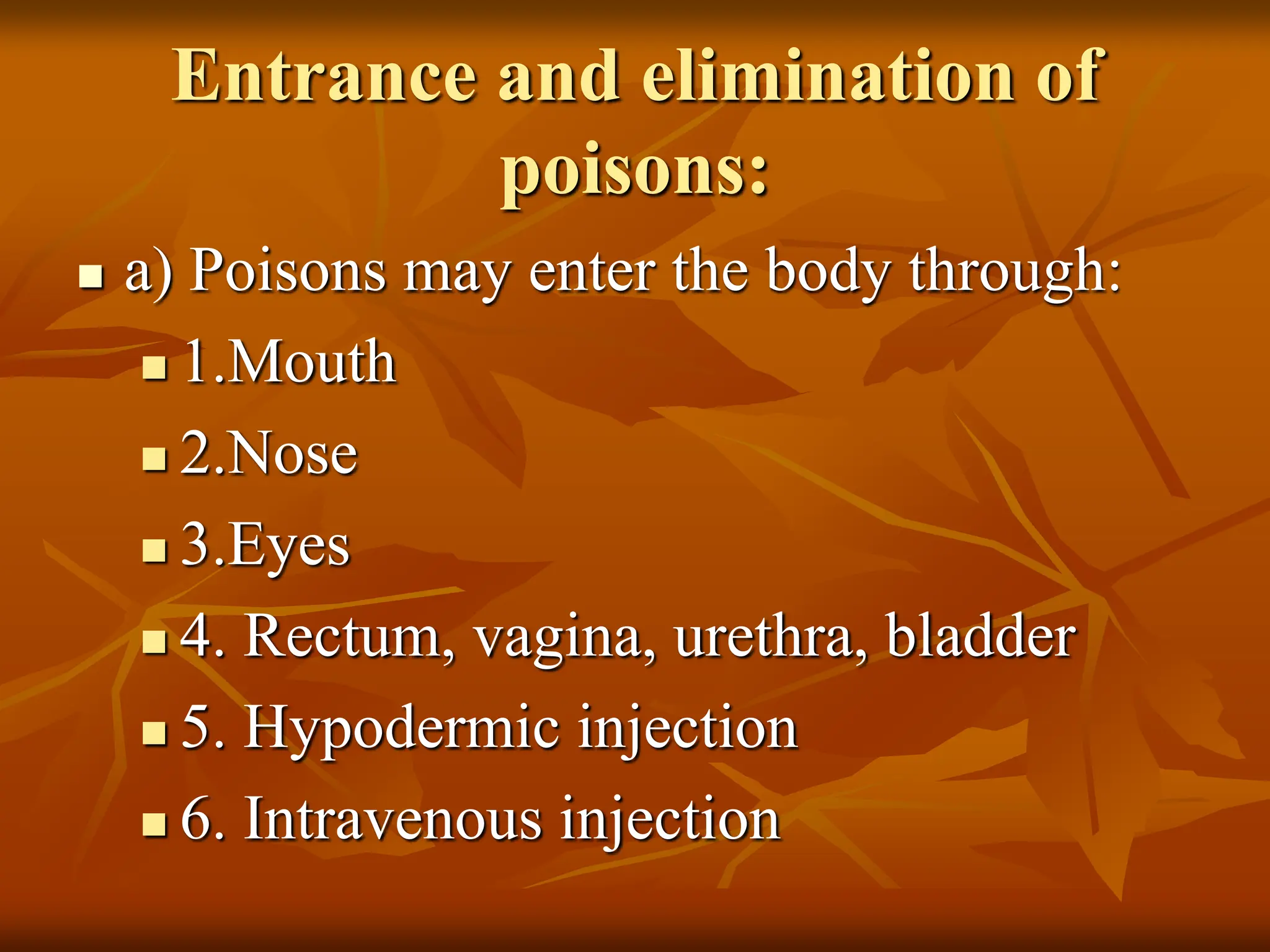 forensic toxicology, forensic chemistry. | PPT