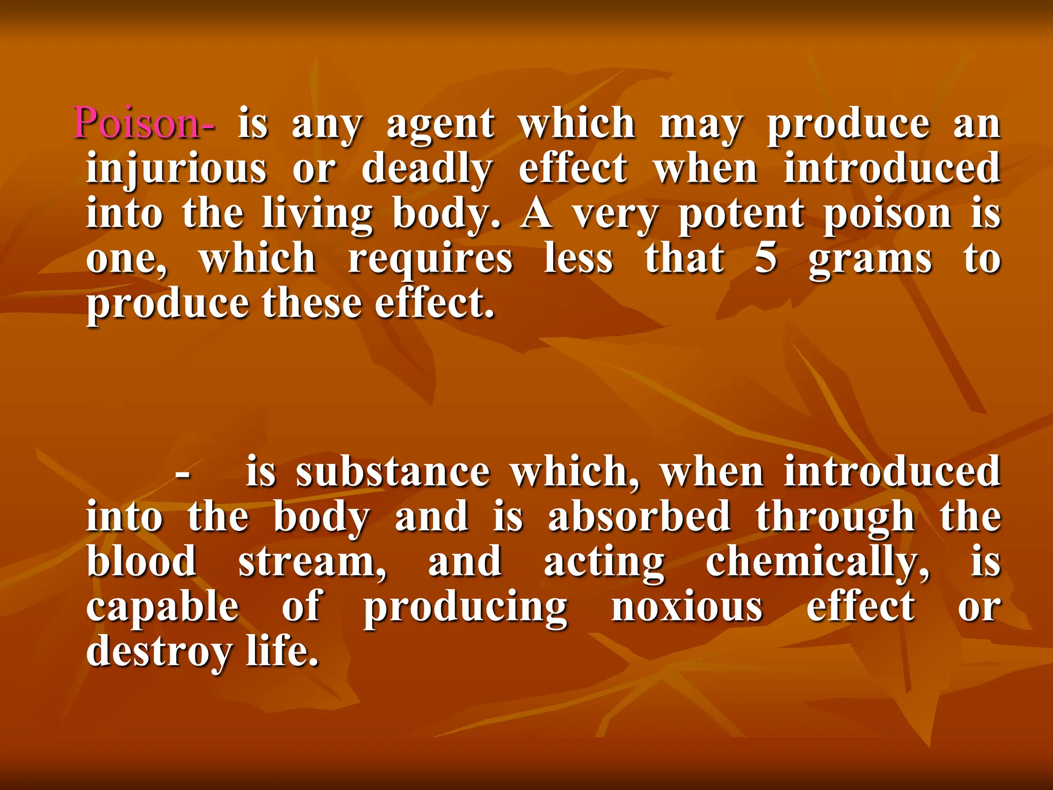 forensic toxicology, forensic chemistry. | PPT
