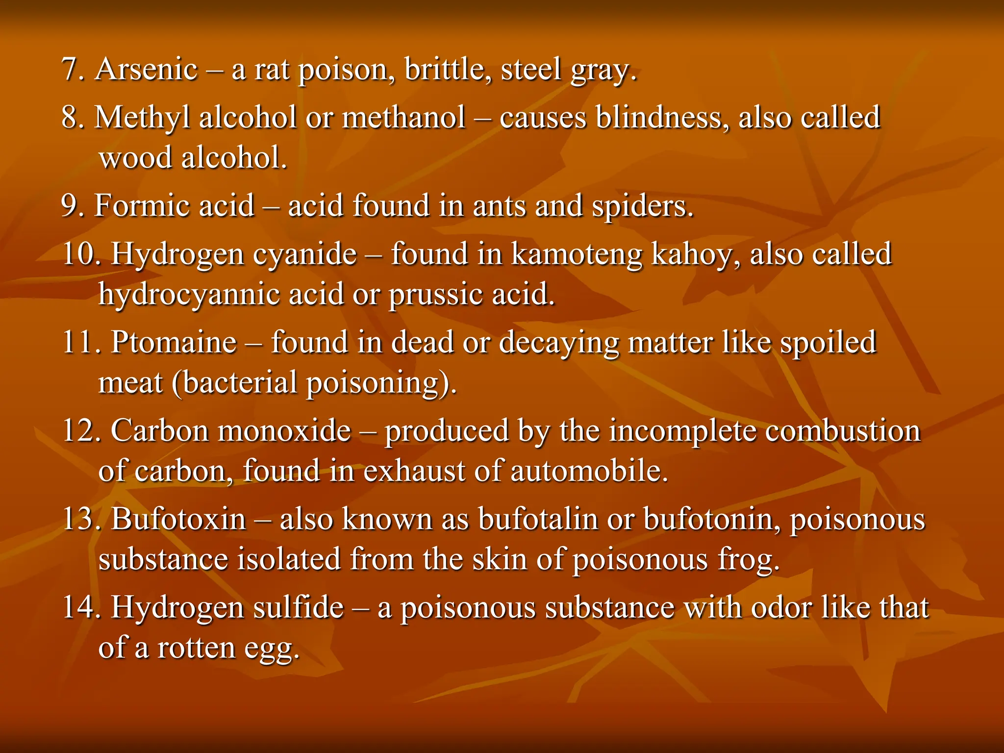 forensic toxicology, forensic chemistry. | PPT