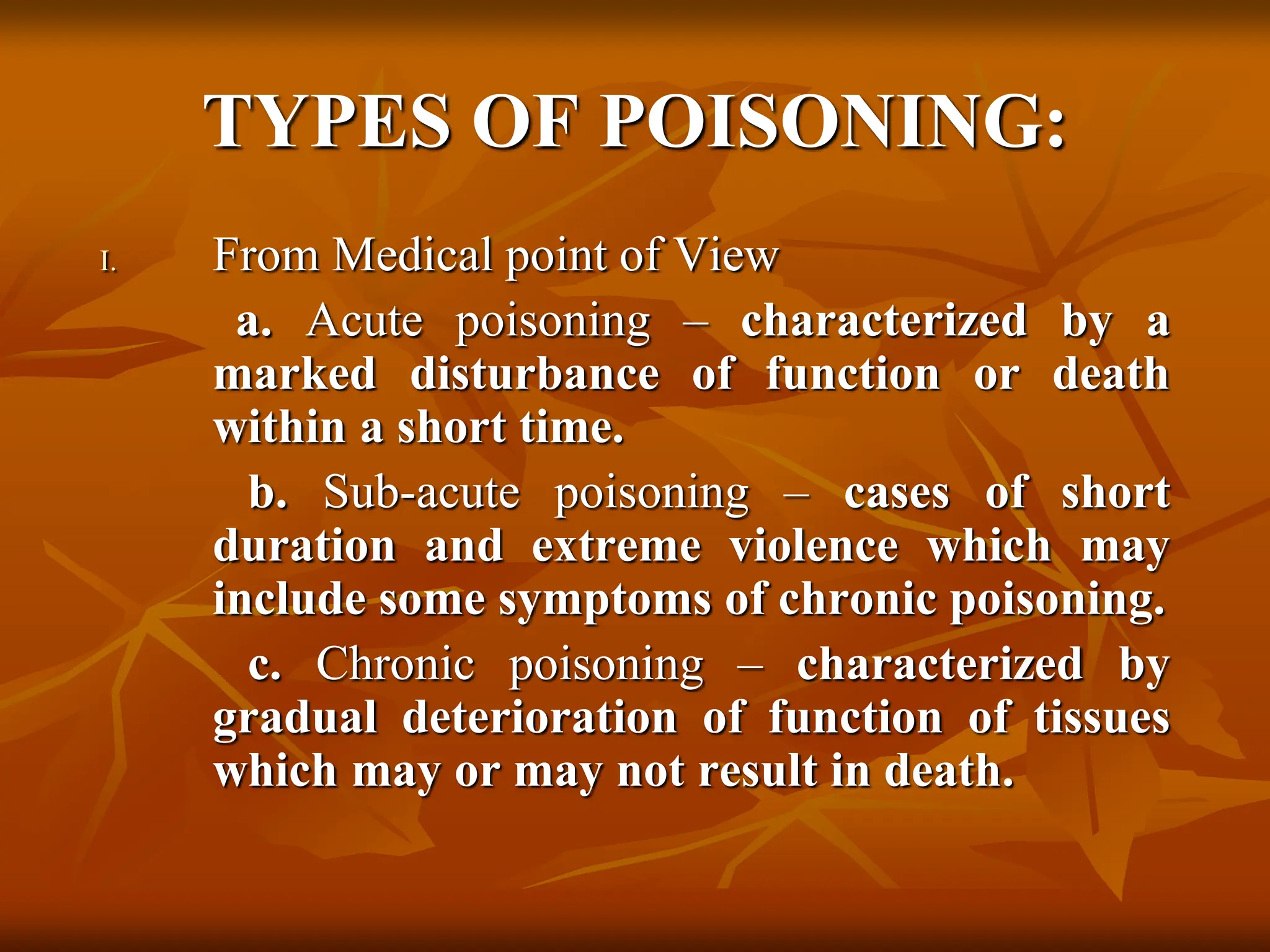 forensic toxicology, forensic chemistry. | PPT