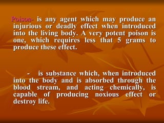 forensic toxicology, forensic chemistry. | PPT
