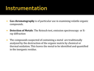 Forensic Toxicology An Introduction | PPTX