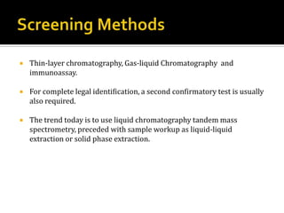 Forensic Toxicology An Introduction | PPTX
