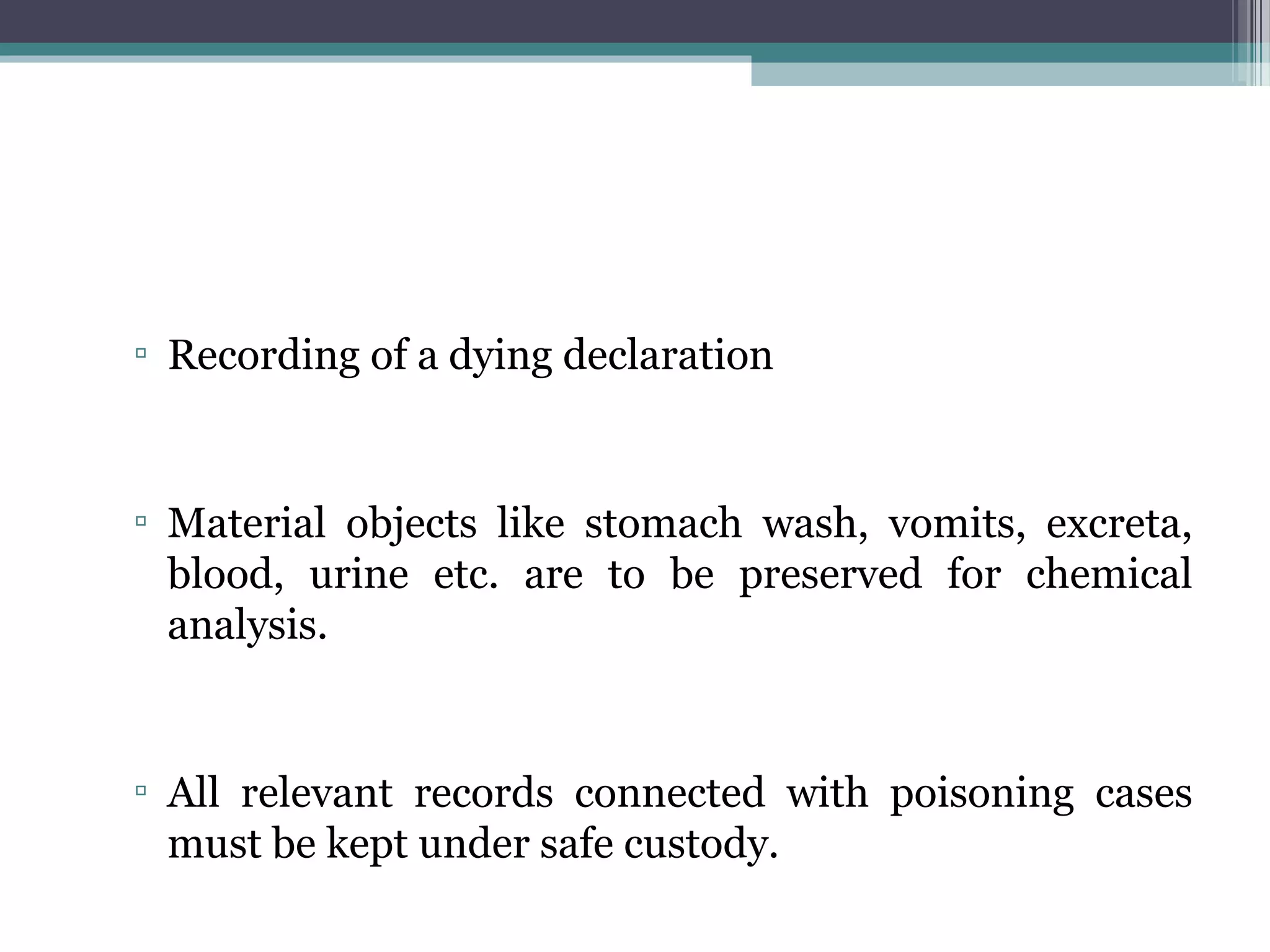 Forensic toxicology Introduction and General Management | PPT