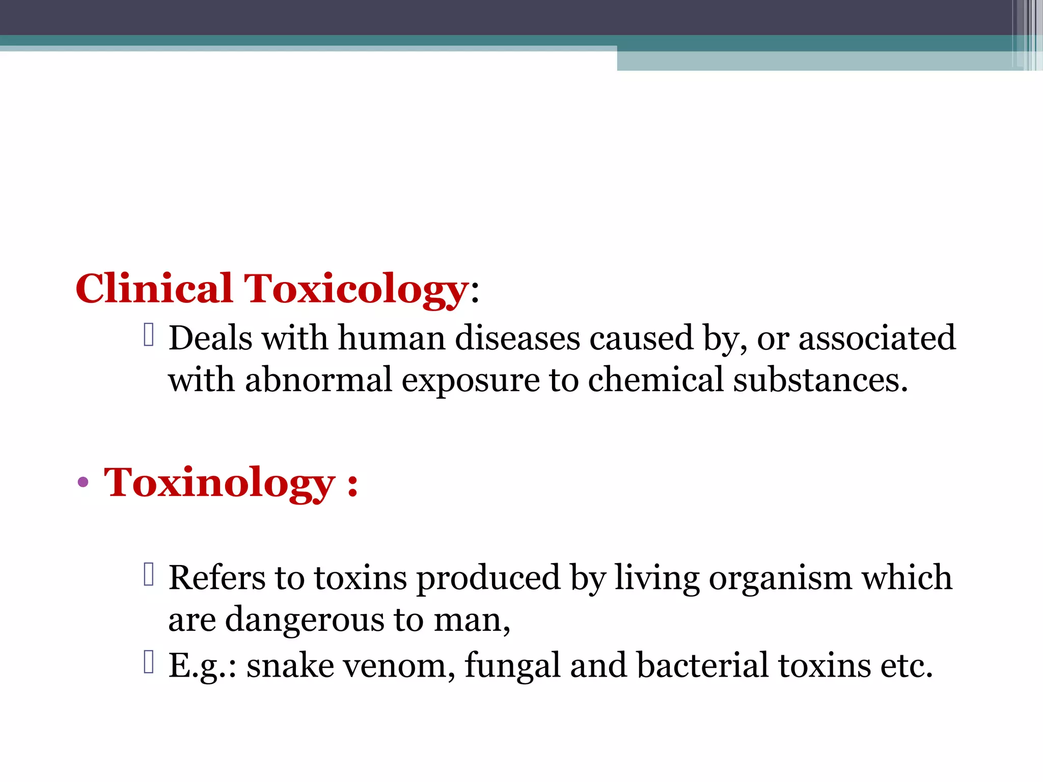Forensic toxicology Introduction and General Management | PPT ...