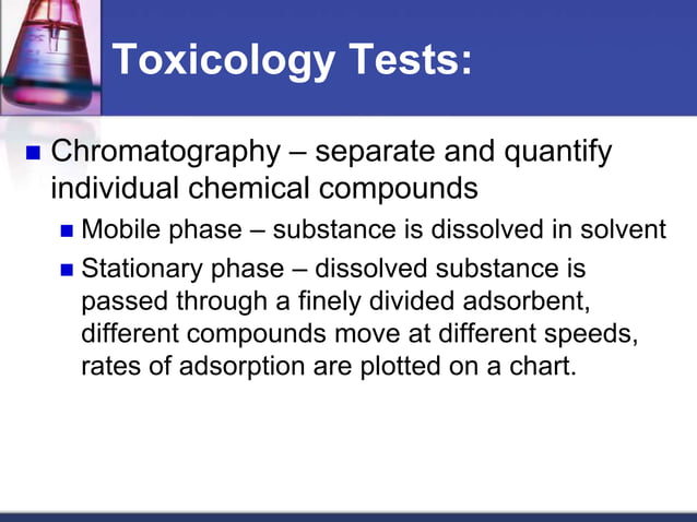 Forensic toxicology & chemical evidence | PPTX | Chemistry | Science