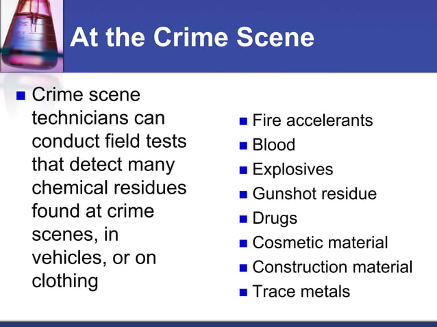 Forensic toxicology & chemical evidence | PPTX | Chemistry | Science