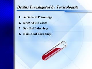Forensic toxicology (student version) | PPT