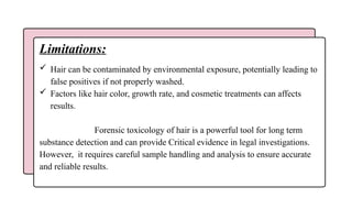 Forensic toxicology Vitreous fluid and hair.pptx