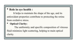 Forensic toxicology Vitreous fluid and hair.pptx