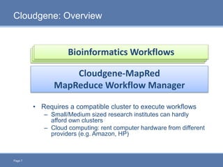 Cloudgene - A MapReduce based Workflow Management System | PPT