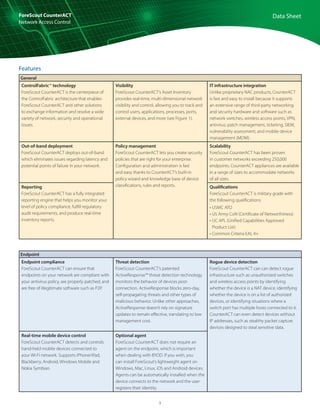 Fore scout nac-datasheet | PDF