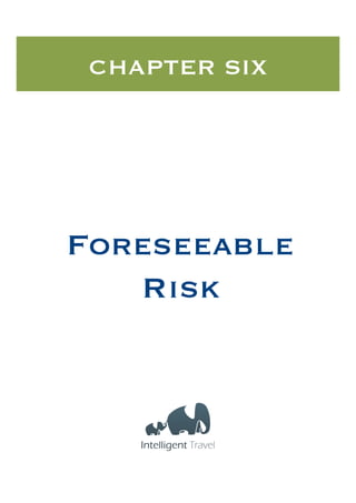 Duty of Care and Travel Risk Management: Foreseeable Risk | PDF