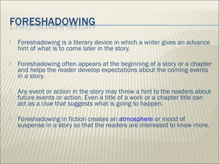 Foreshadowing | PPT