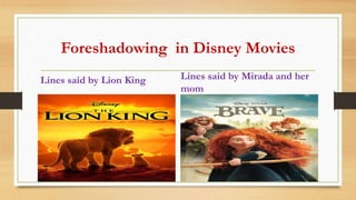 Foreshadowing - shows the future happening | PPT