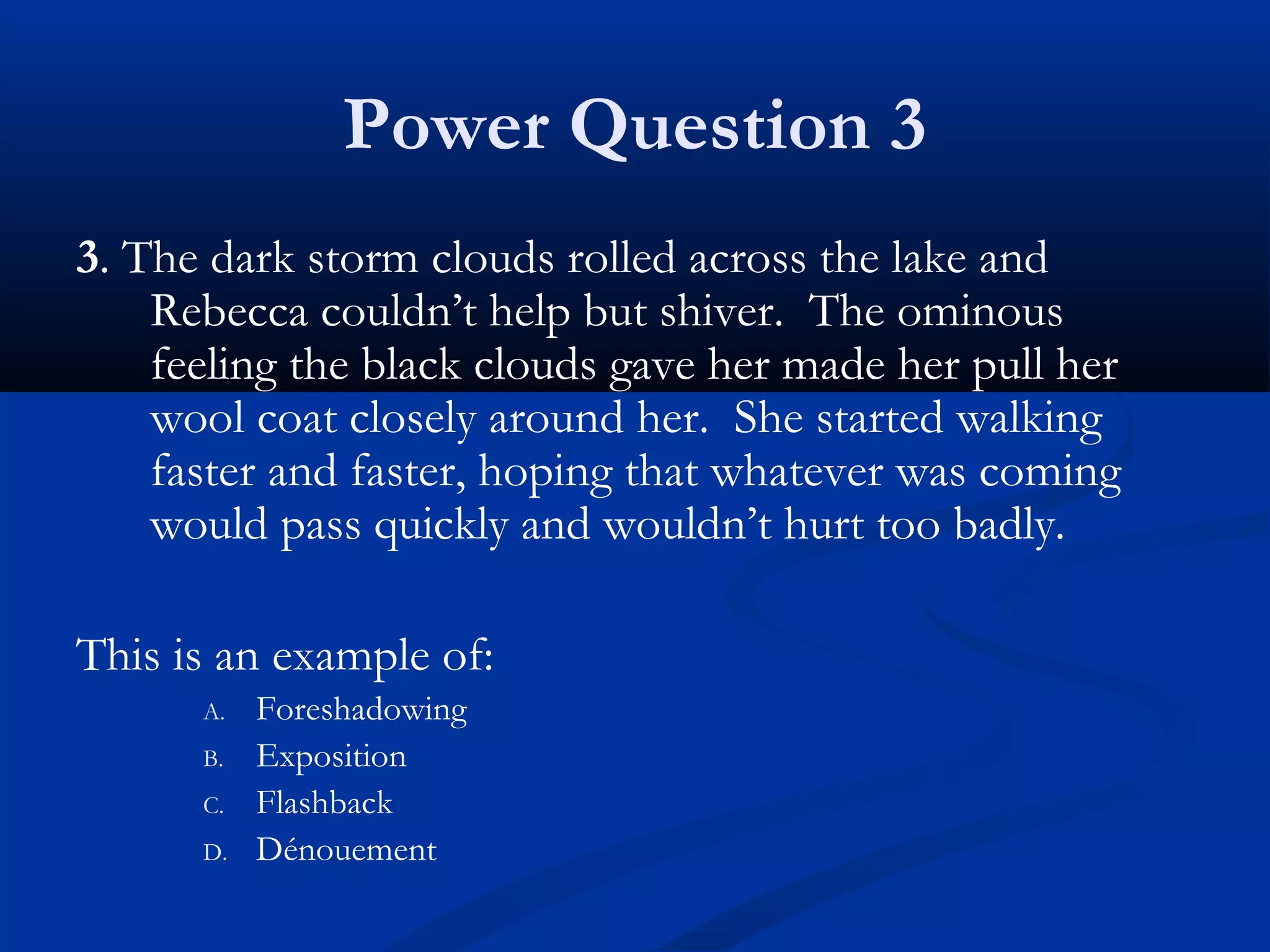 Foreshadowing power point (1) | PPT