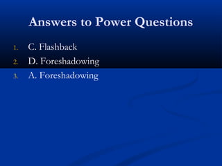 Foreshadowing power point (1) | PPT