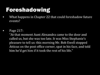 Literary terms - Foreshadowing, Protagonist, and Antagonist | PPT