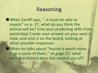 Foreshadowing and Suspense in "The Most Dangerous Game" | PPTX