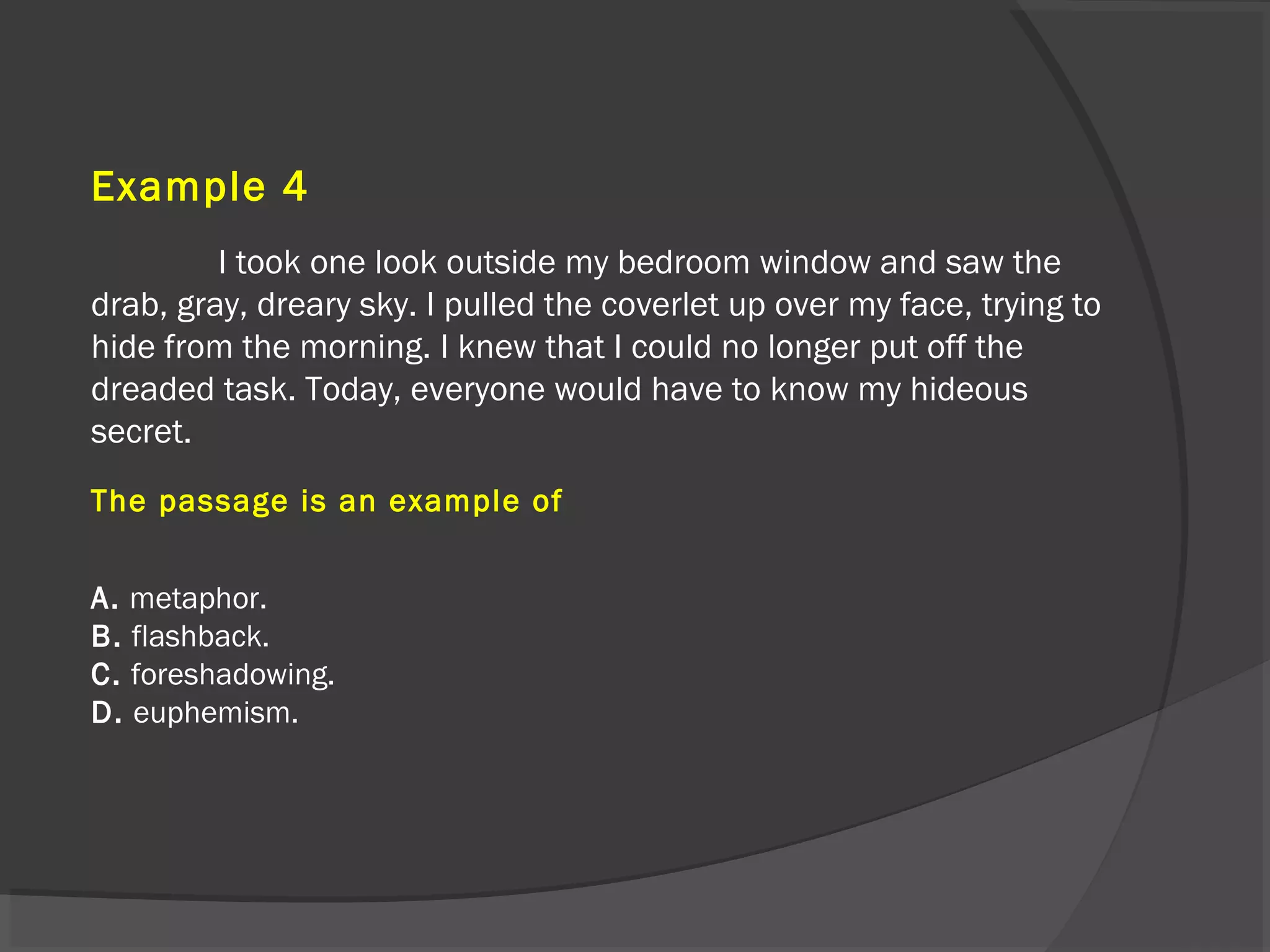 Foreshadowing flashback | PPT