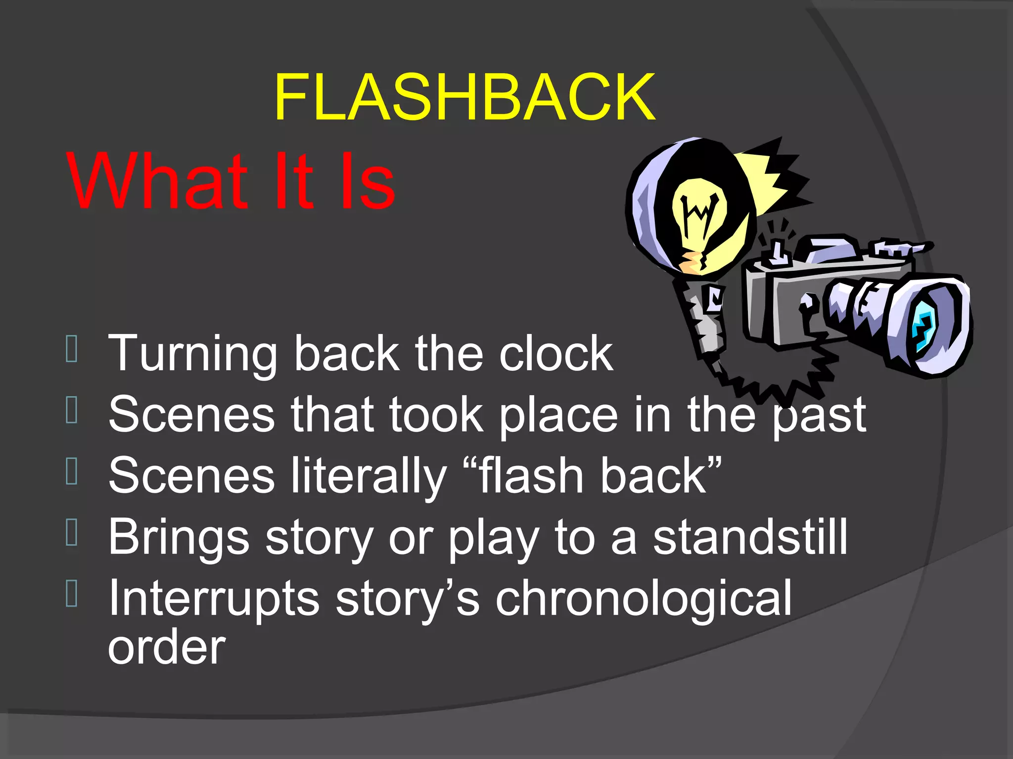 Foreshadowing flashback | PPT