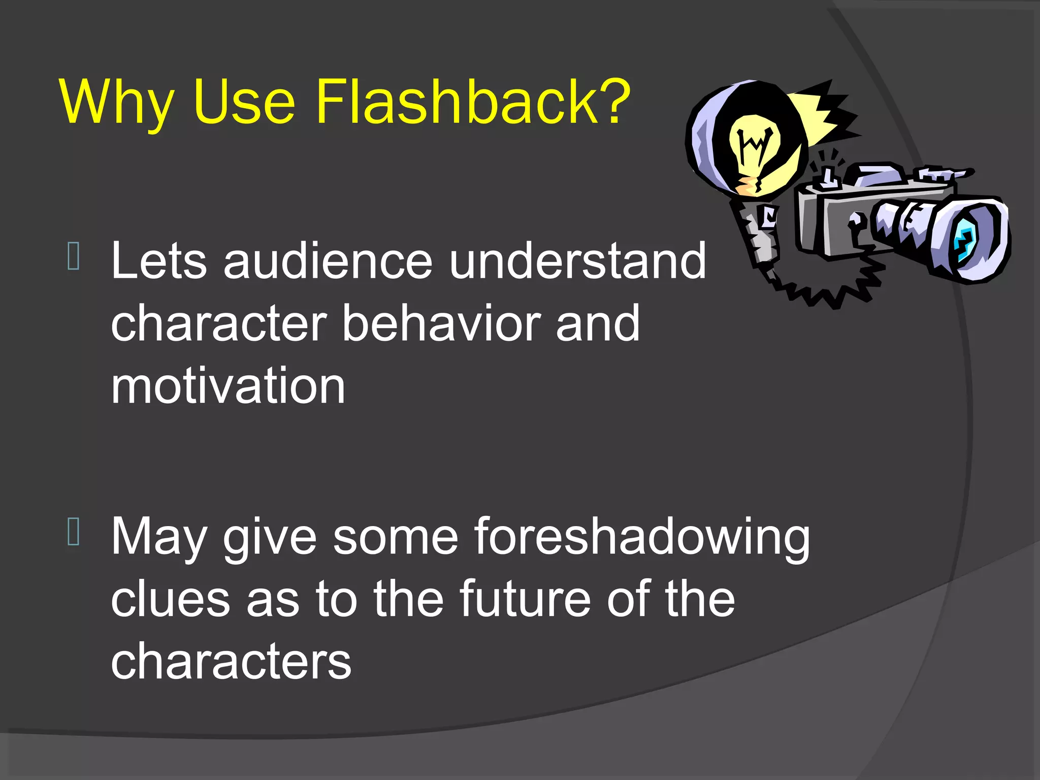 Foreshadowing flashback | PPT