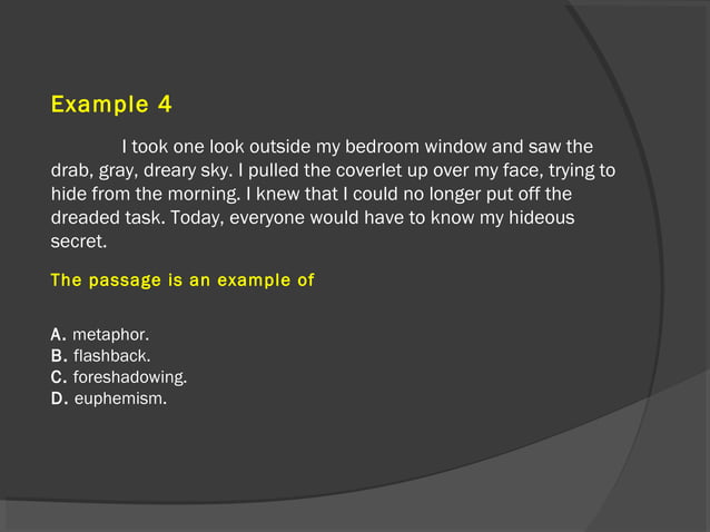 Foreshadowing flashback | PPT