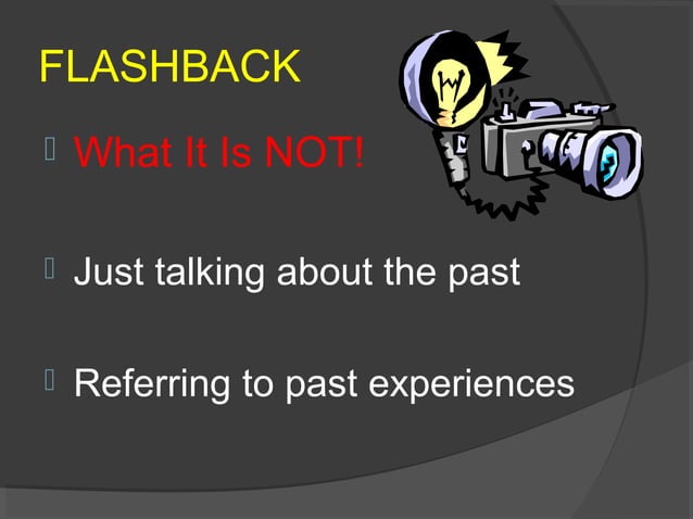 Foreshadowing flashback | PPT