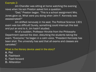 Flashback Literary Example