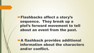 Foreshadowing flashback power point | PPTX