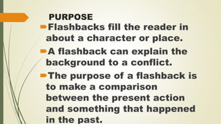 Foreshadowing flashback power point | PPTX