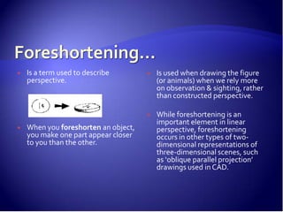 Foreshortening ppt | PDF