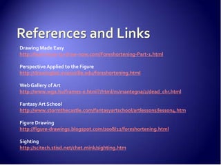 Foreshortening ppt | PDF