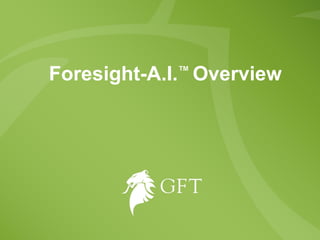 Foresight AI Overview | PPT
